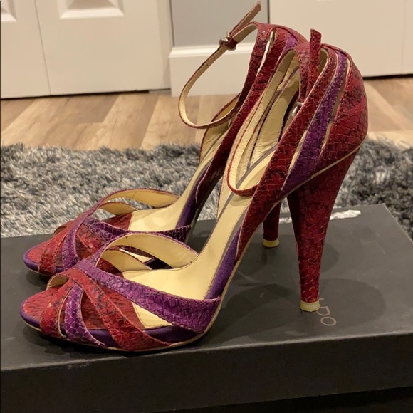 Aldo | Shoes | Aldo Collection Snake Print Heels | Poshmark